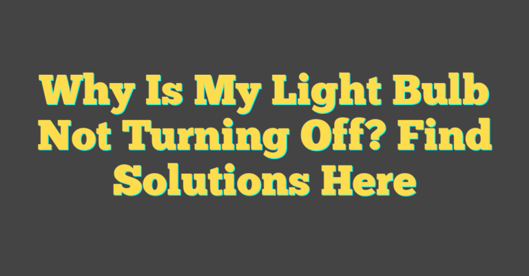 Types of Light Bulbs Chart: A Visual Guide to Lighting Options